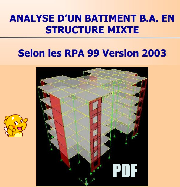 Analyse d'un bâtiment B.A en structure mixte selon les rpa 99 version ...