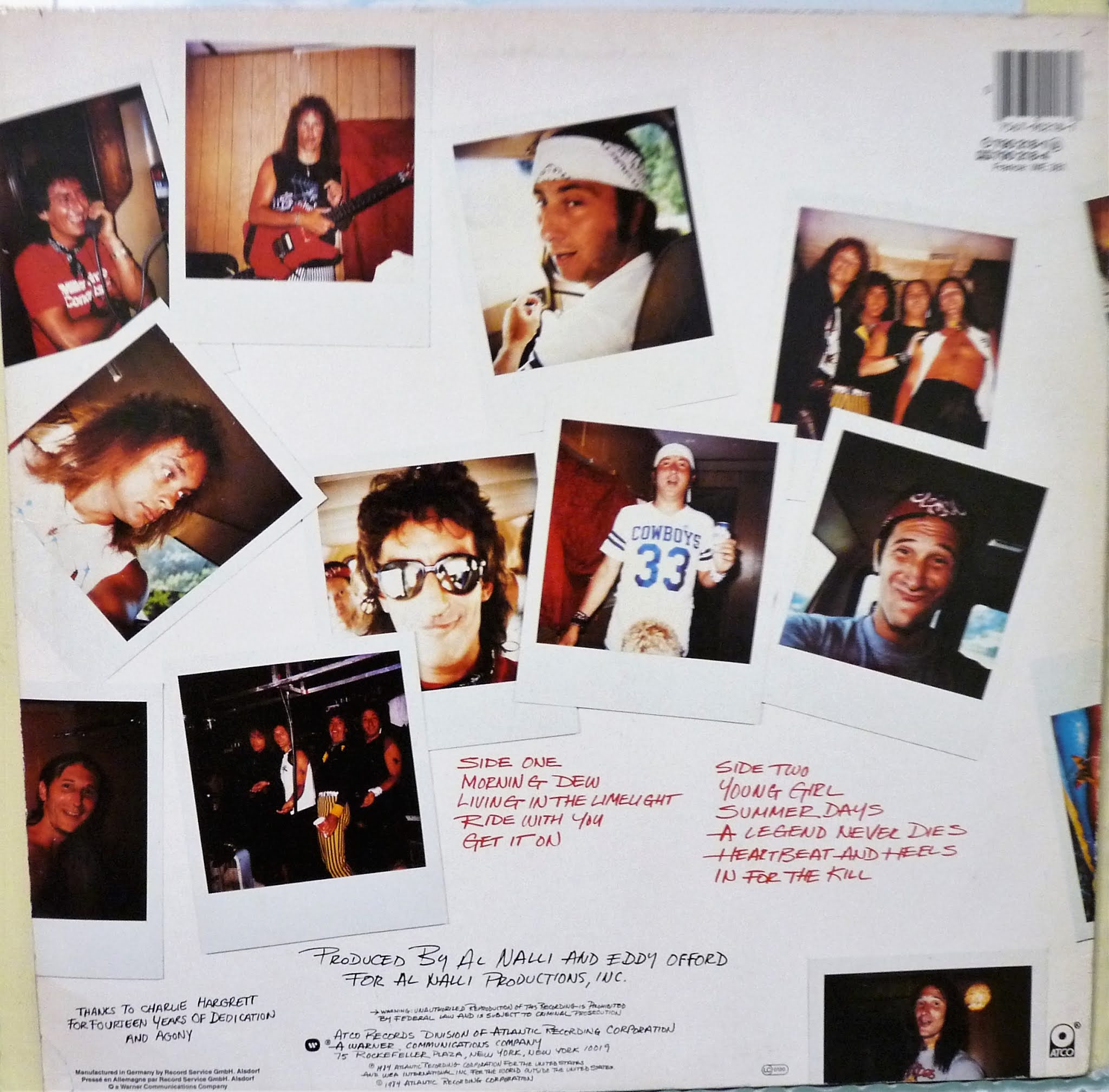 Blackfoot - Vertical smiles (ATCO, 1984)