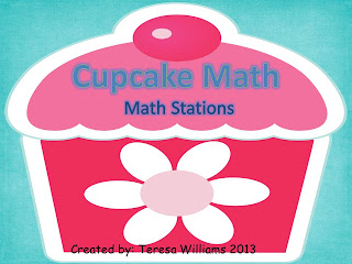 2nd Grade Pig Pen: Cupcake Math Stations and a Freebie!