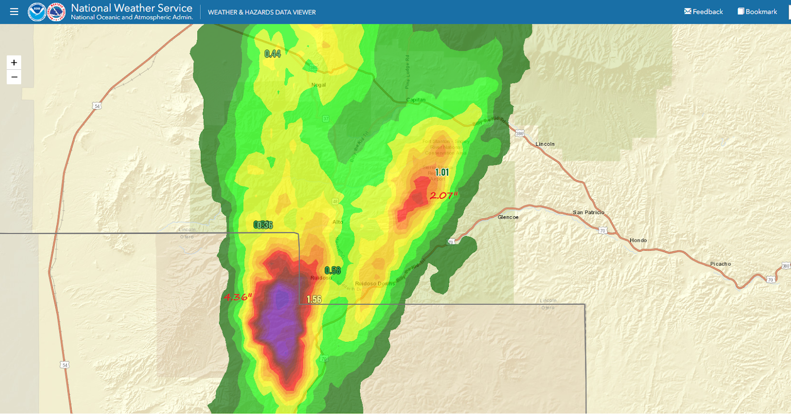 SE New Mexico's Flash Flood Threats.