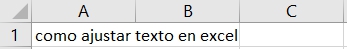 Ajustar Texto En Excel - Siempre Excel