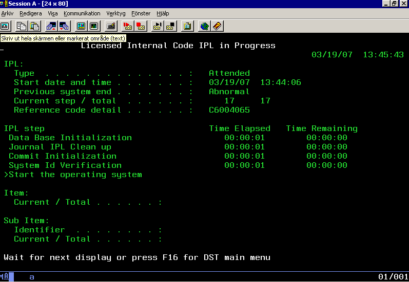 Sistemas Operativos: Sistema operativo os400