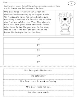 Free Groundhog Sequencing Cut and Paste | Teacher's Take-Out
