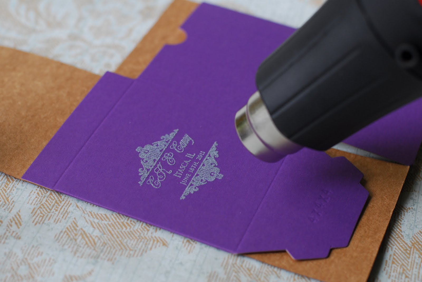MyRubberStamp: DIY Elegant Stationery Embossing (Step by Step) with our ...