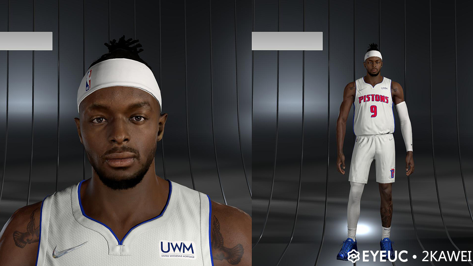 NBA 2K22 Jerami Grant Cyberface Update and Body Model by 2KAWEI