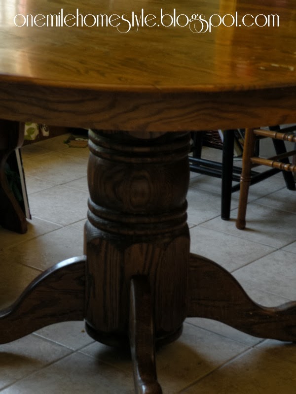 Dining Room Table Transformation