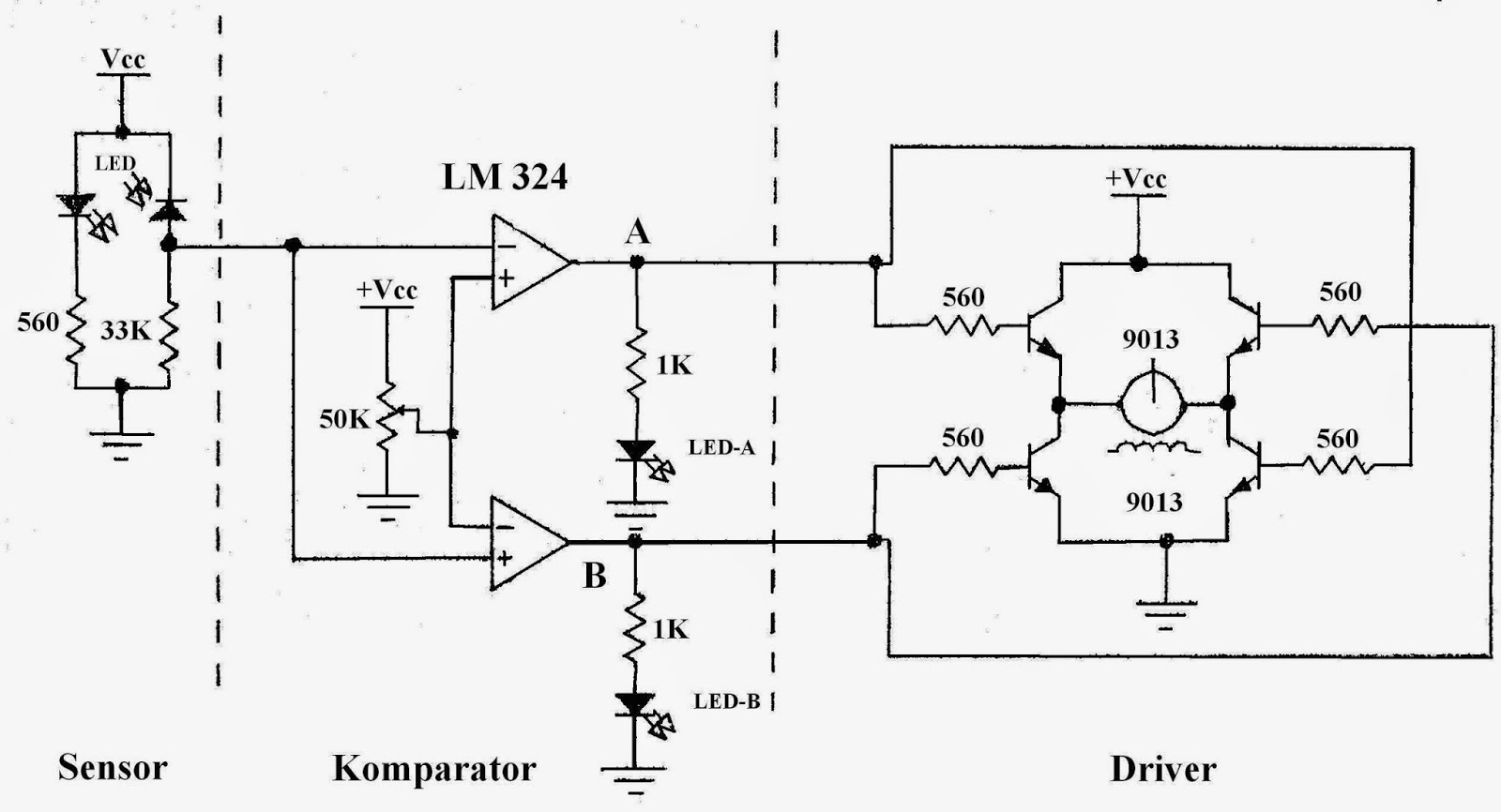 Membuat Line Follower Analog Sederhana | Nirvash Electrical Engineering