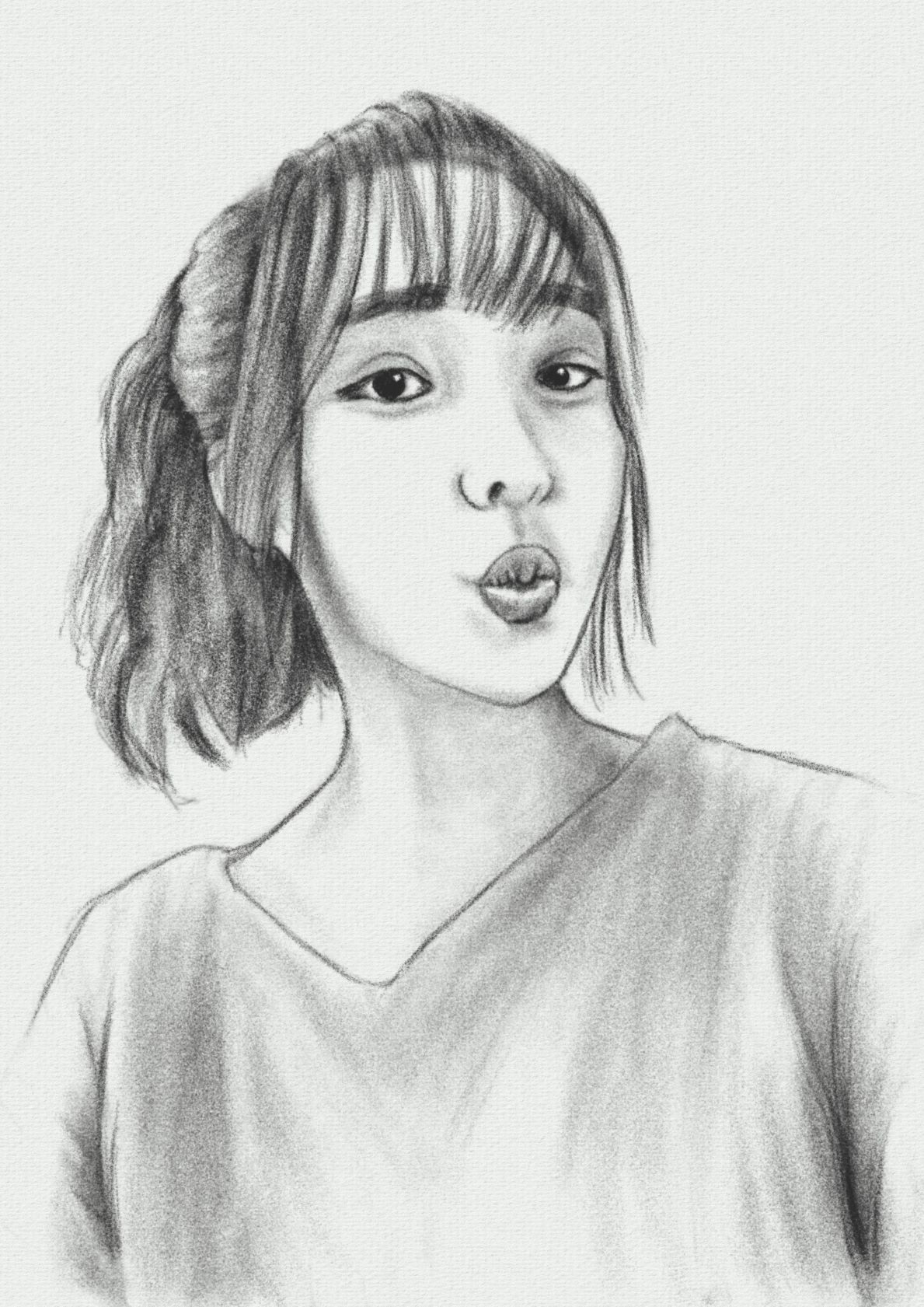 GFRIEND Yuju — Pencil Drawing