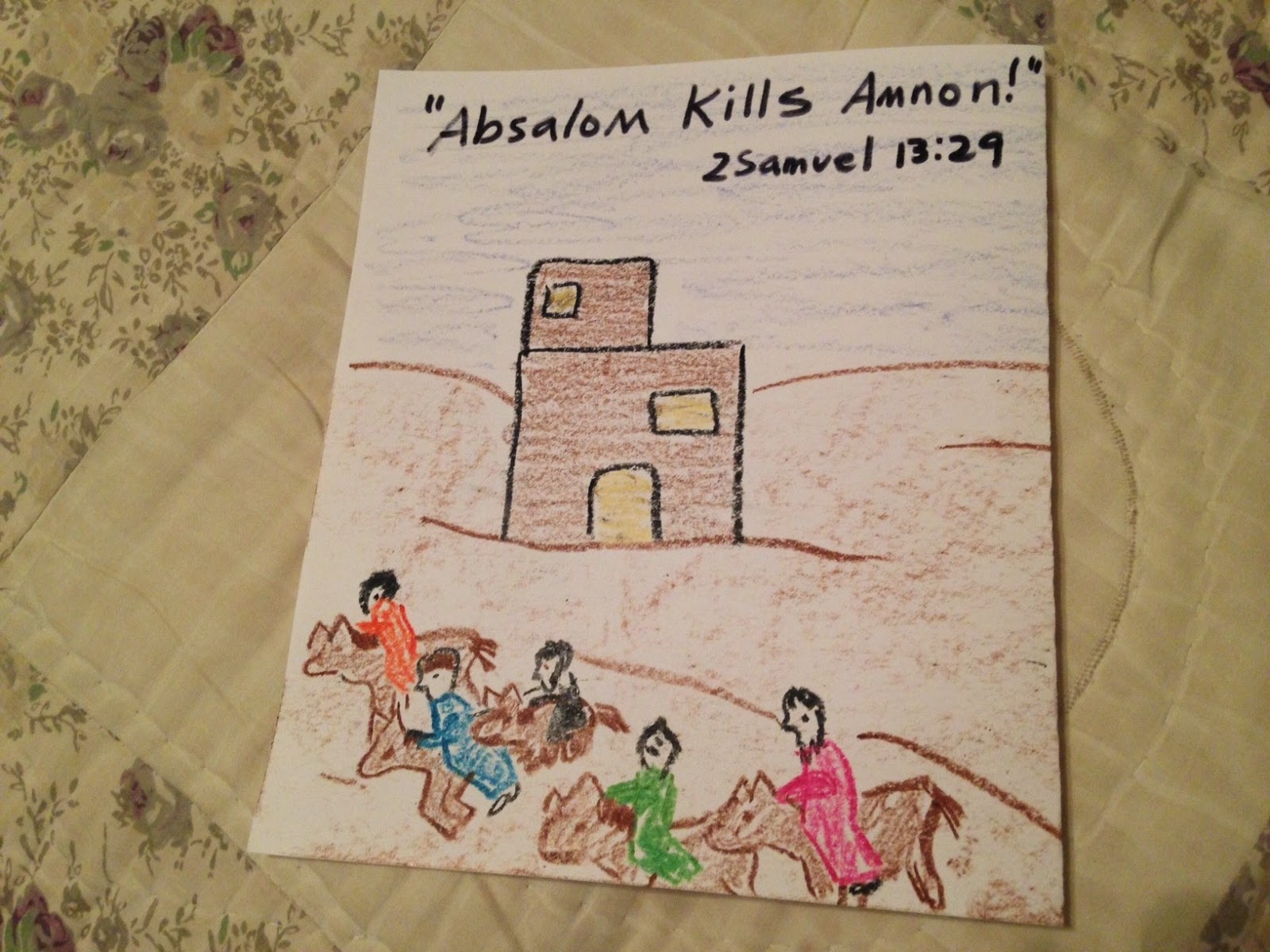 Children's Bible Lessons: Lesson - Amnon, Tamar, and Absalom
