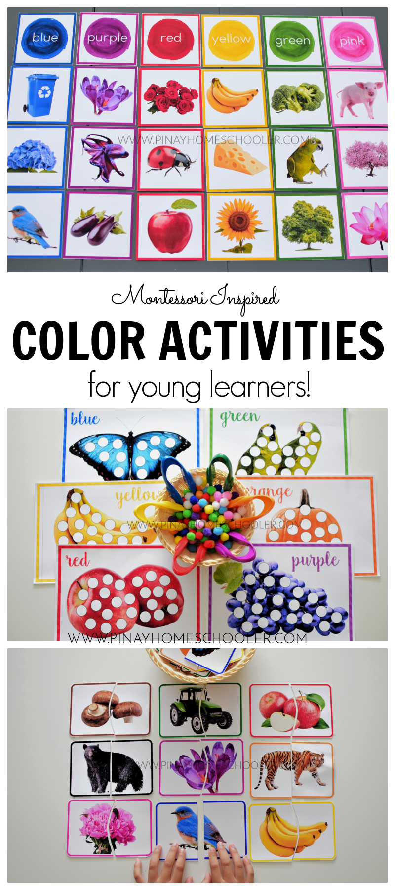 Montessori Inspired Color Printable Materials | The Pinay Homeschooler