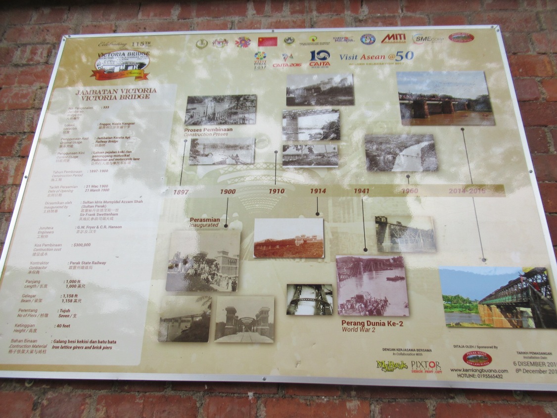 SENI LAMA MELAYU (MALAY OLDEN ART): Victoria Bridge, Perak