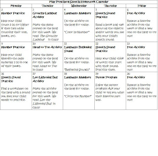 Speech Therapy with Miss Nicole: 2011