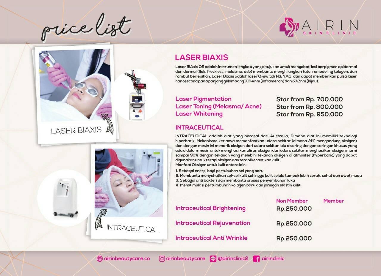 Harga treatment dan katalog di berbagai klinik kecantikan [ Facial ...