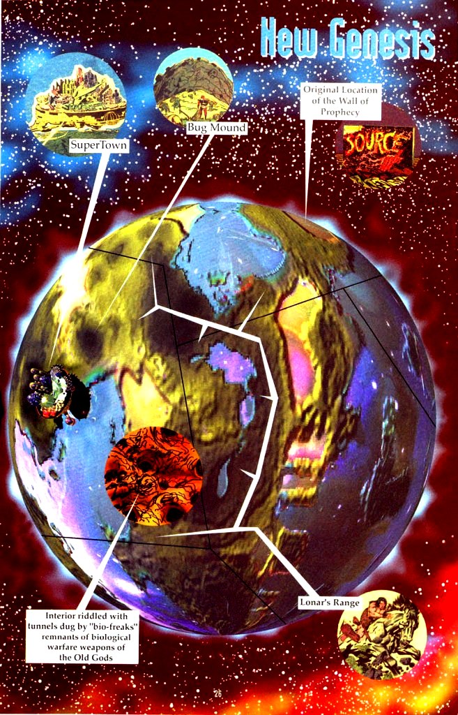 COMIC BOOK FAN AND LOVER: TOP 10: PLANETAS FICTICIOS EN EL UNIVERSO DC