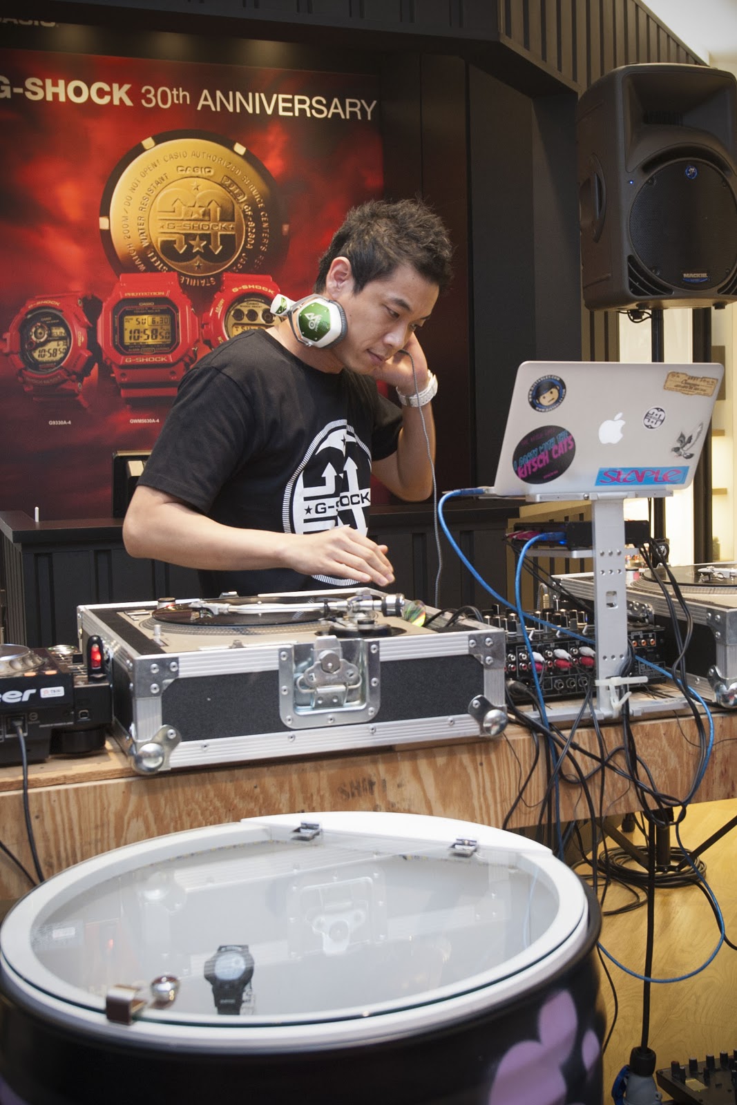 DJ Andrew T from AOS (Photo courtesy of WOMComm )