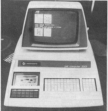 My Old Computers: The Commodore PET 2001 wooden prototype