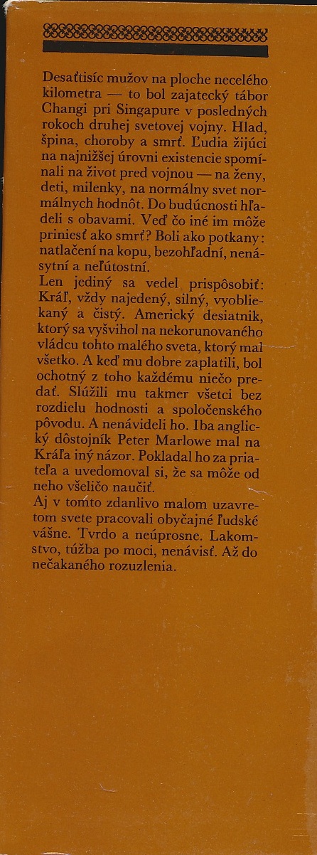 antikvariát STARÉ DOBRÉ: CLAVELL, JAMES - POTKAN KRÁĽ