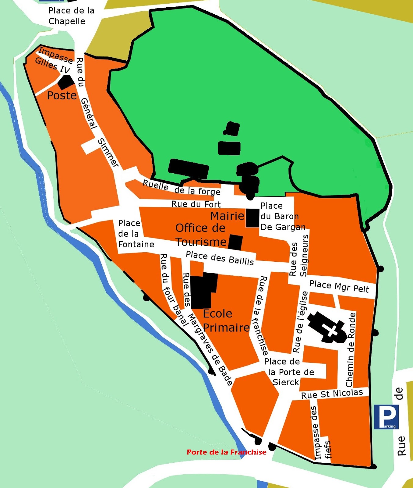 PATRIMOINE DE LORRAINE: RODEMACK (57) - Remparts médiévaux