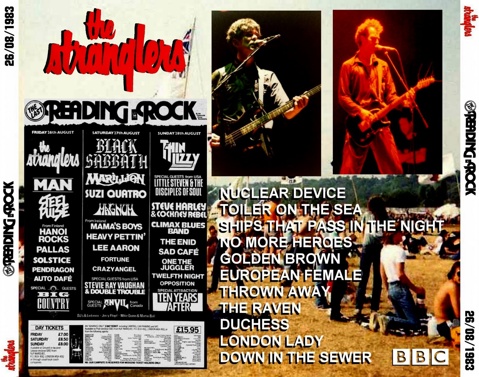 Two Sunspots: Reading Festival, England 26th August 1983
