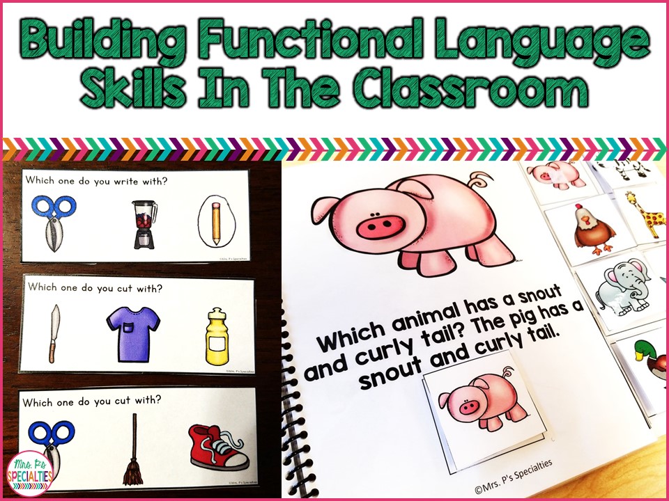 Building Functional Language Skills In The Classroom · Mrs. P's Specialties