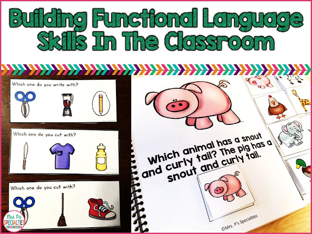 Building Functional Language Skills In The Classroom · Mrs. P's Specialties
