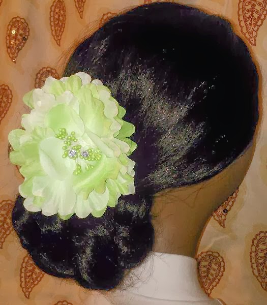 TELUGU WEB WORLD: TRADITION KOPPU HAIR STYLE