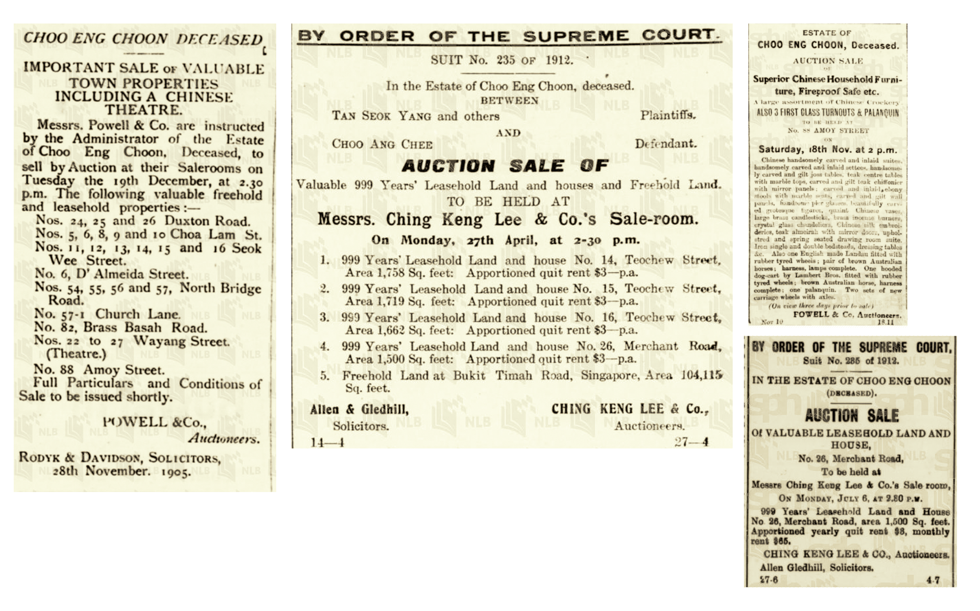 Madam Tan Siok Yang nee Mrs. Choo Eng Choon (Bukit Brown)