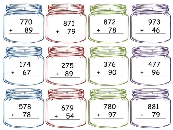 ADDITION WORKSHEETS ( Jar & Hat design) - The Teacher's Craft