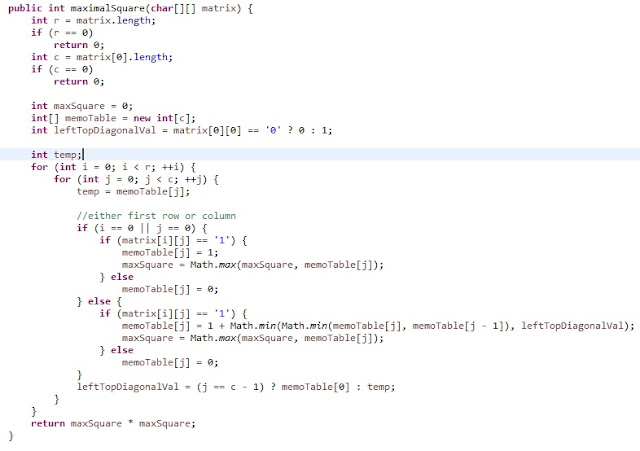 Scrutiny: #LeetCode: Maximal Square Scrutiny: #LeetCode: Maximal Square
