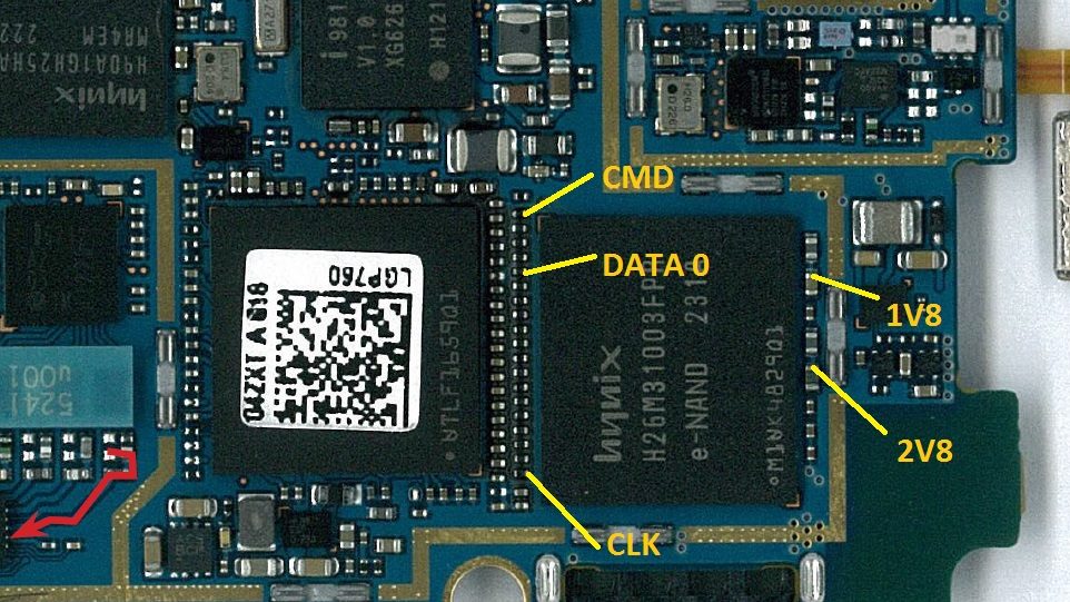 PINOUT DIRECT EMMC LG ( ISP ) | W i n k GSM