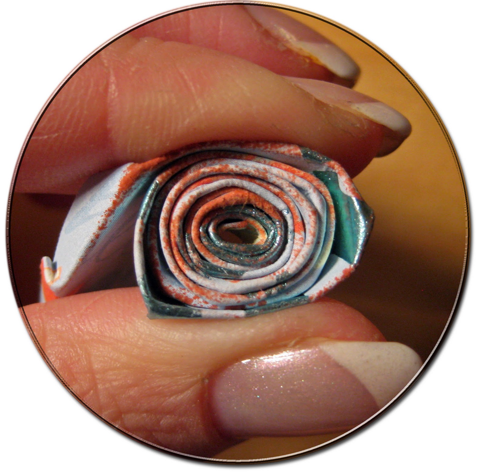 art by 3s: Paper rose tutorial