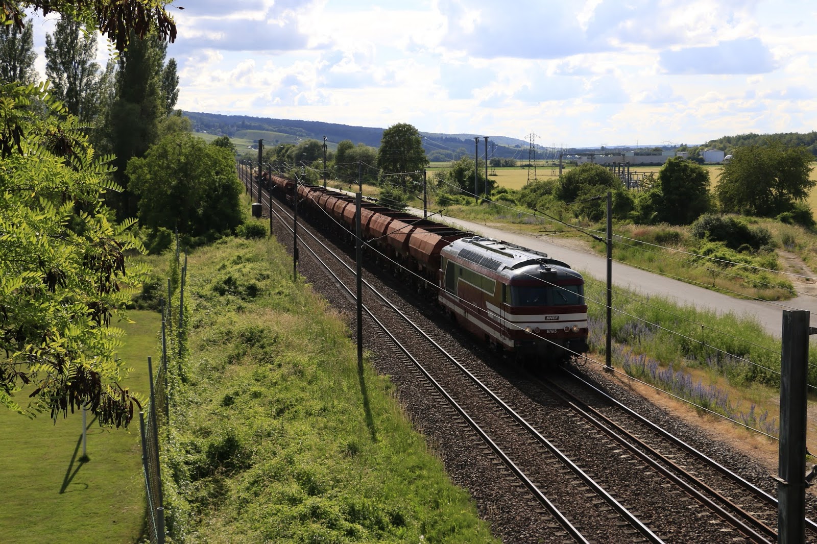 LA PASSION DU TRAIN: 3 Marches CMR sur la ligne 1 par Pierre le 16 Juin