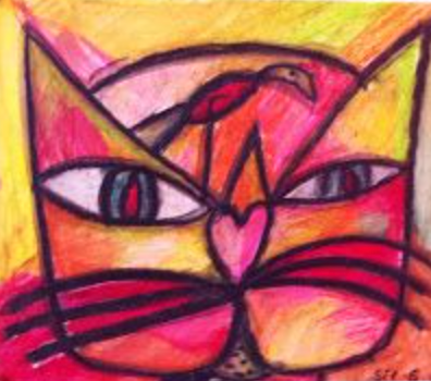 PAUL KLEE CAT AND BIRD