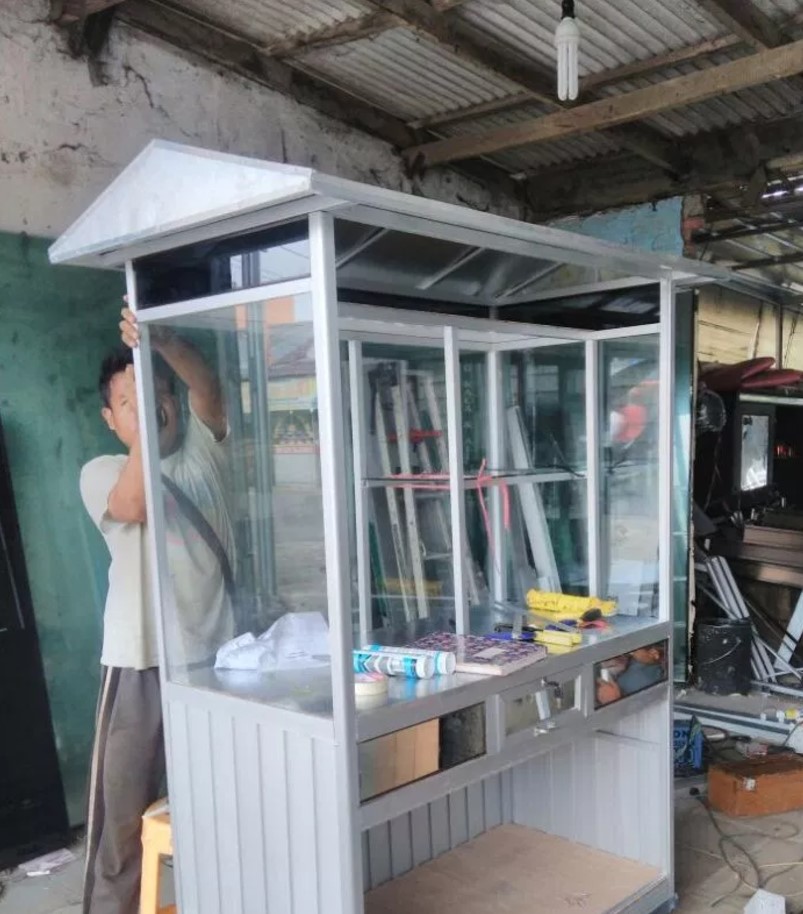 INSPIRASI..!! Inilah 58 Model Gerobak Gorengan Modern Terbaru yang ...