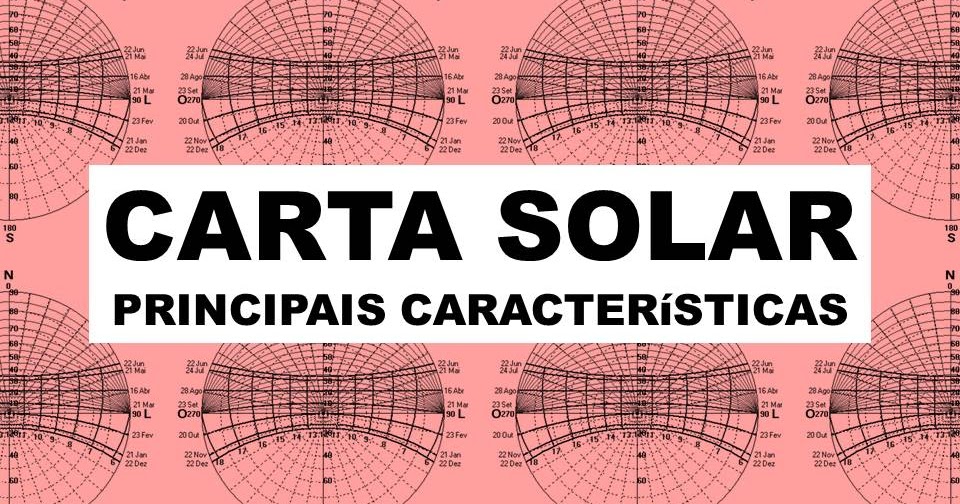 Carta Solar e suas Principais Características