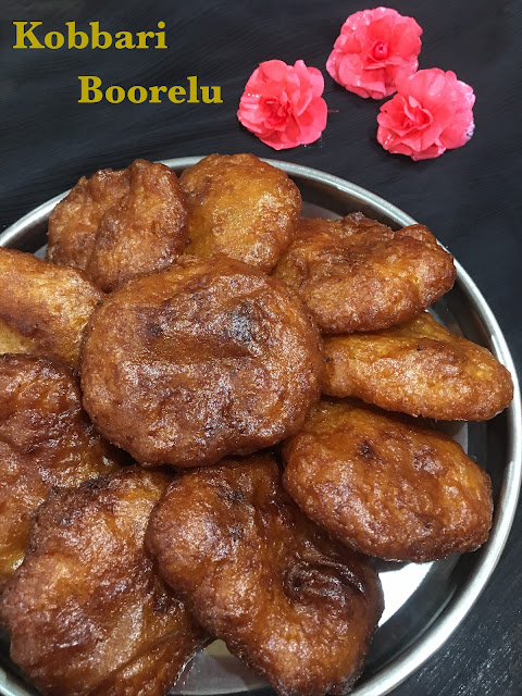 Kobbari Boorelu - From Sushma's Kitchen