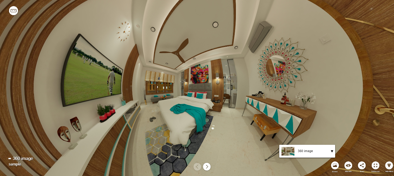 Enjoy 360 Degree walk through for a Interior Work for a Building