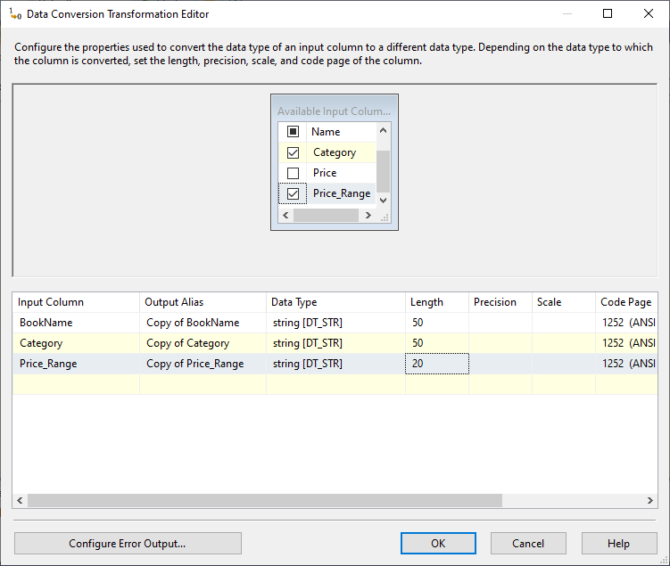 Cannot convert unicode to non-unicode ssis OLEDB destination in SSIS