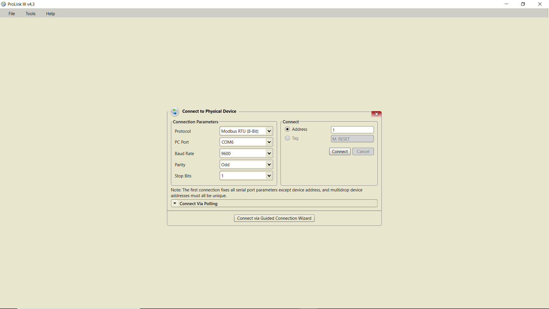 Connect to Micro Motion using Service Port and Modbus RTU (8-bit ...