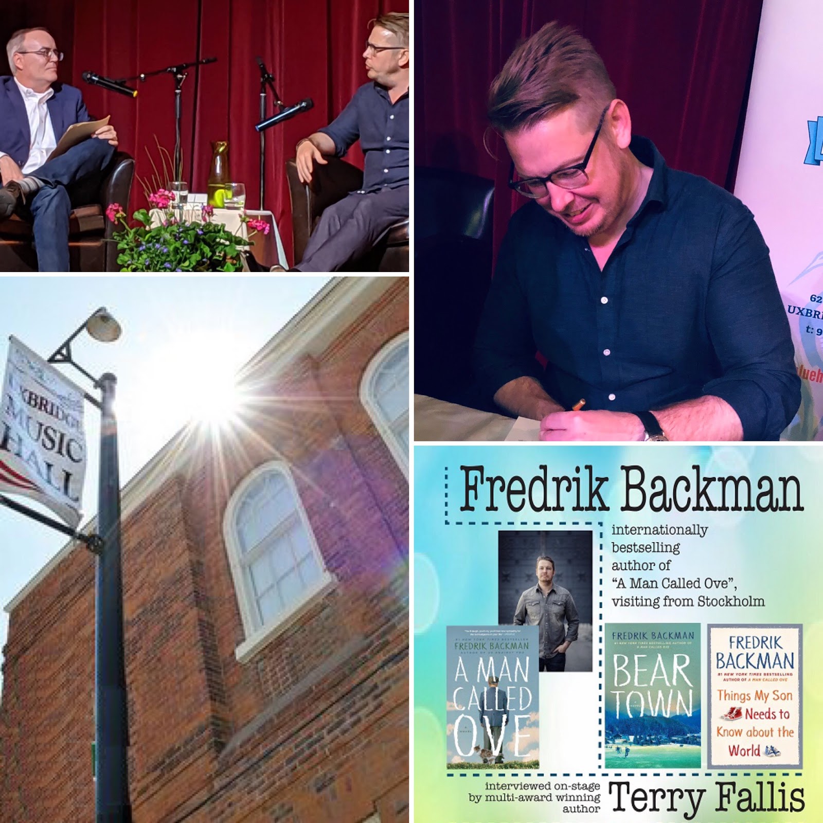 Girl Well Read ~ A Blog of Books: An Evening with Fredrik Backman