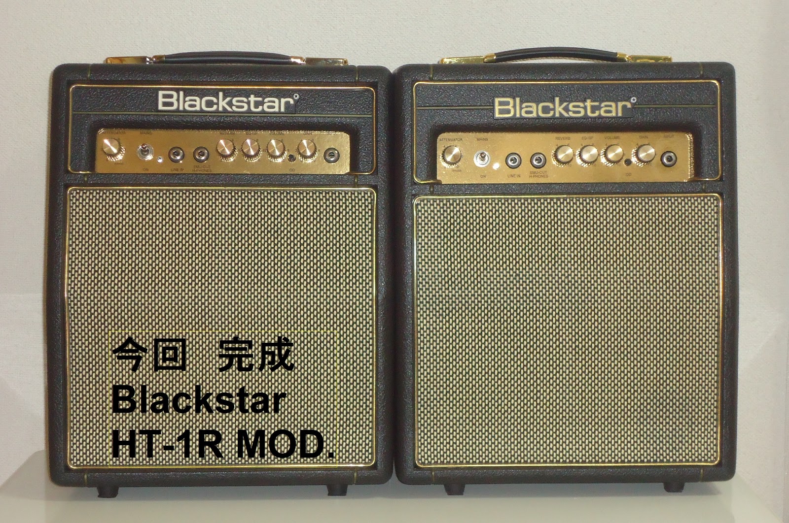 おじんHardRocker : DIY. Making a Combo cabinet for the Blackstar HT-1R ...