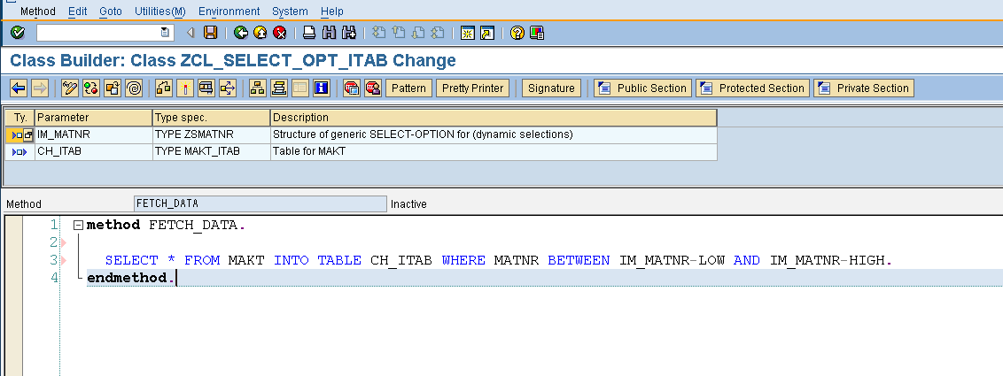 SAP TECH: Global Class : Passing parameters ( Select-Options and ...