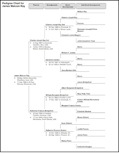 Sunny Ray Family Tree project