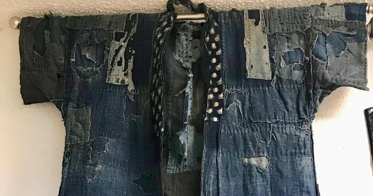 Sherrie loves color!: Japanese boro jackets in Shibori Dragon