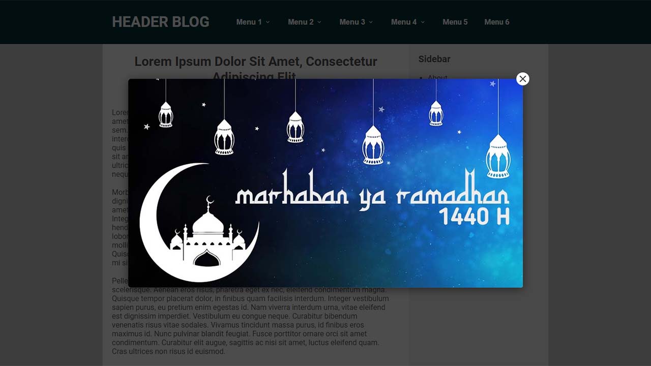 Double Popup Banner Dengan CSS Dan Timeout Javascript