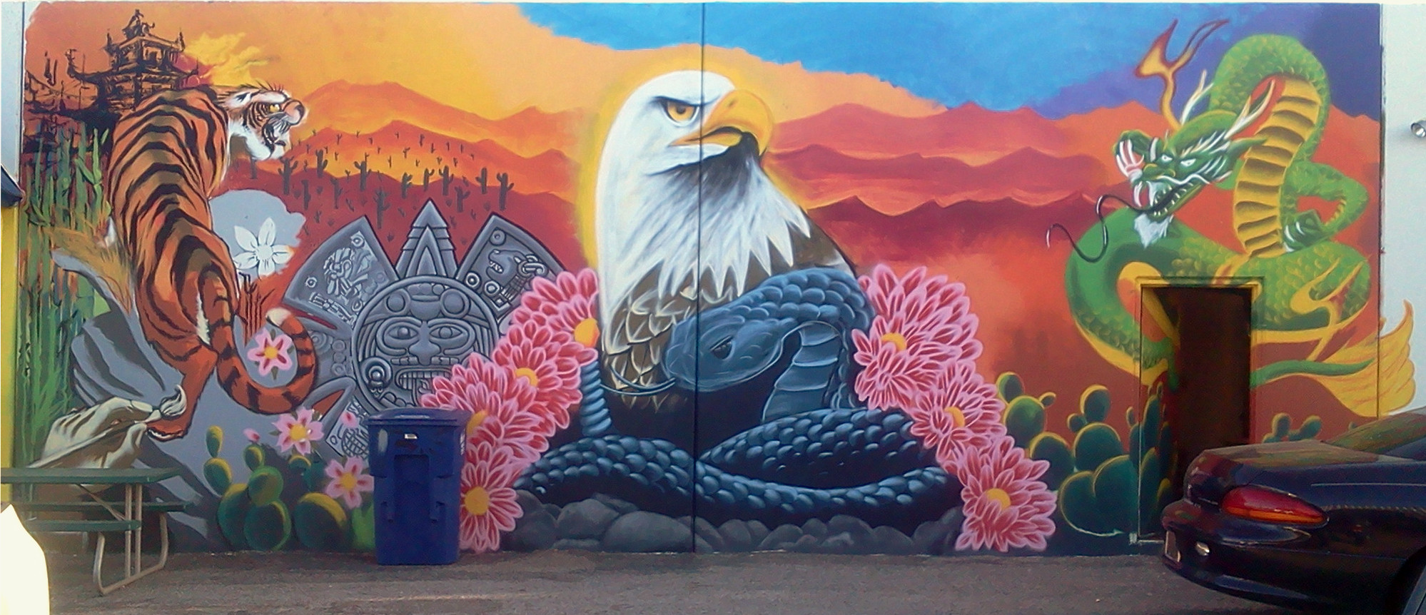 The Tucson Murals Project: Good and bad mural news on Alvernon Way