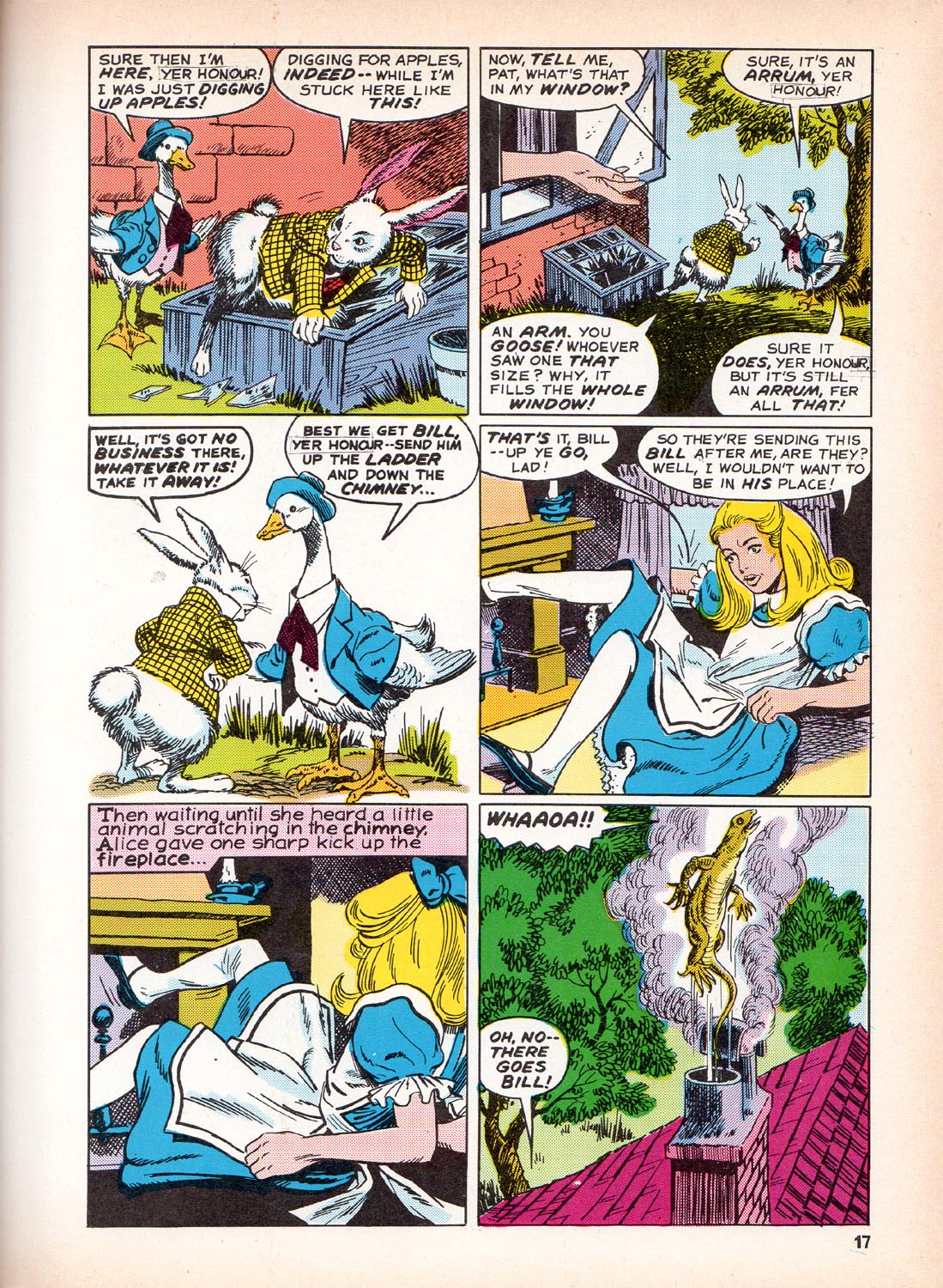 Alice big and small: Marvel Comics UK Alice in Wonderland