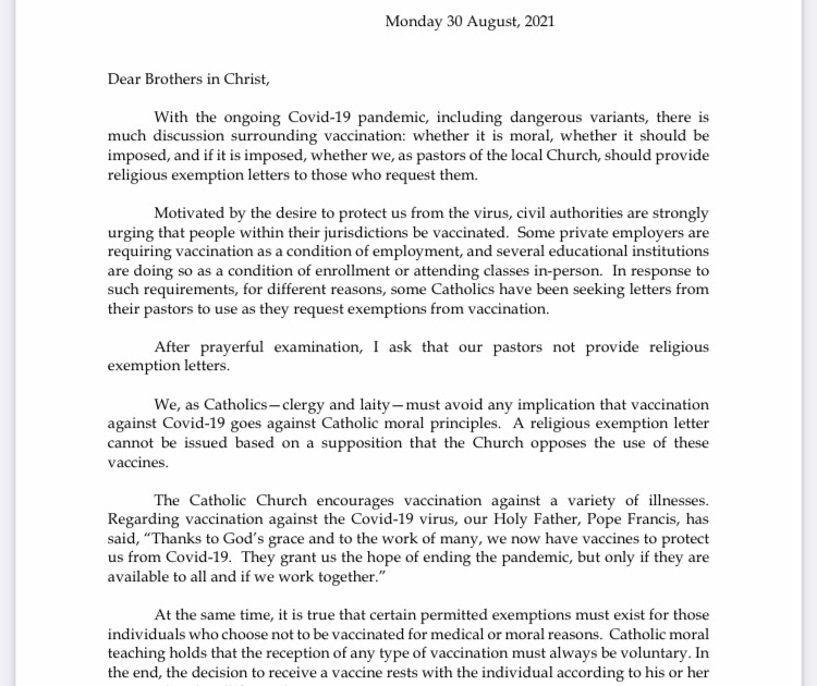 A Priest Life ((((,,)))): Cardinal Gregory: “… the decision to receive ...