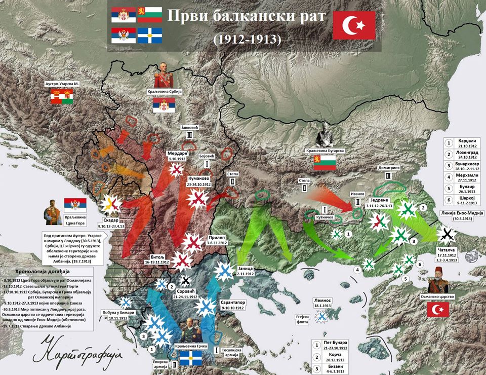 OnLine nastava iz Istorije: Prvi balkanski rat 1912 – 1913.