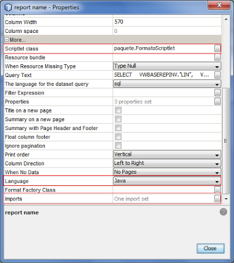 Scriptlets en el plugin de iReport en Netbeans - MultiWebX